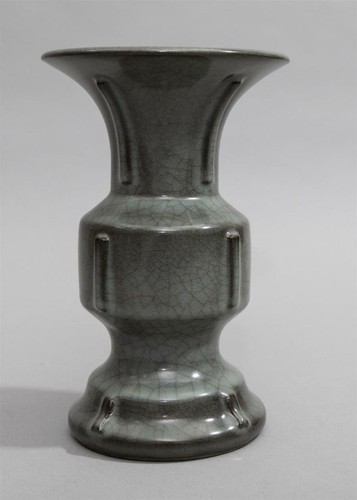 Northern Song Dynasty Style Ru Ware Green Vessel Vase Ruyoa's Celestial ...