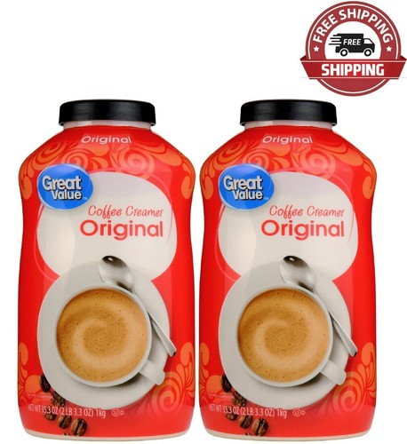 Great Value Original Powder Coffee Creamer, 35.3 oz Canister (2 Pack ...