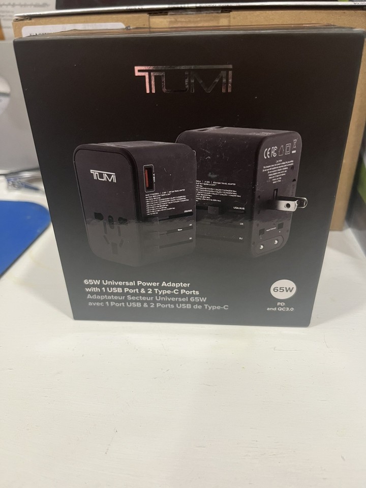 Tumi Ultra Slim Universal Power Adapter Model: 14352 | eBay