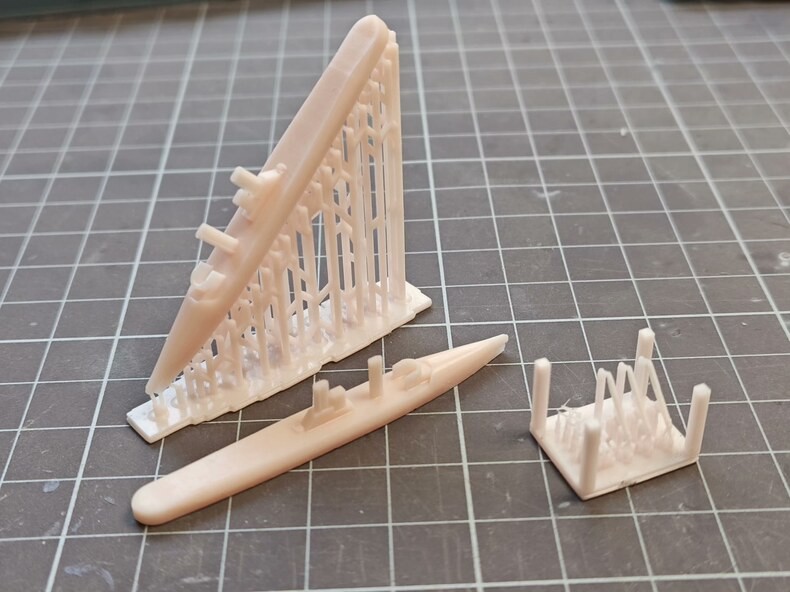 1 /700 Norwegian second-class torpedo boat skarv Unpainted /waterline ...