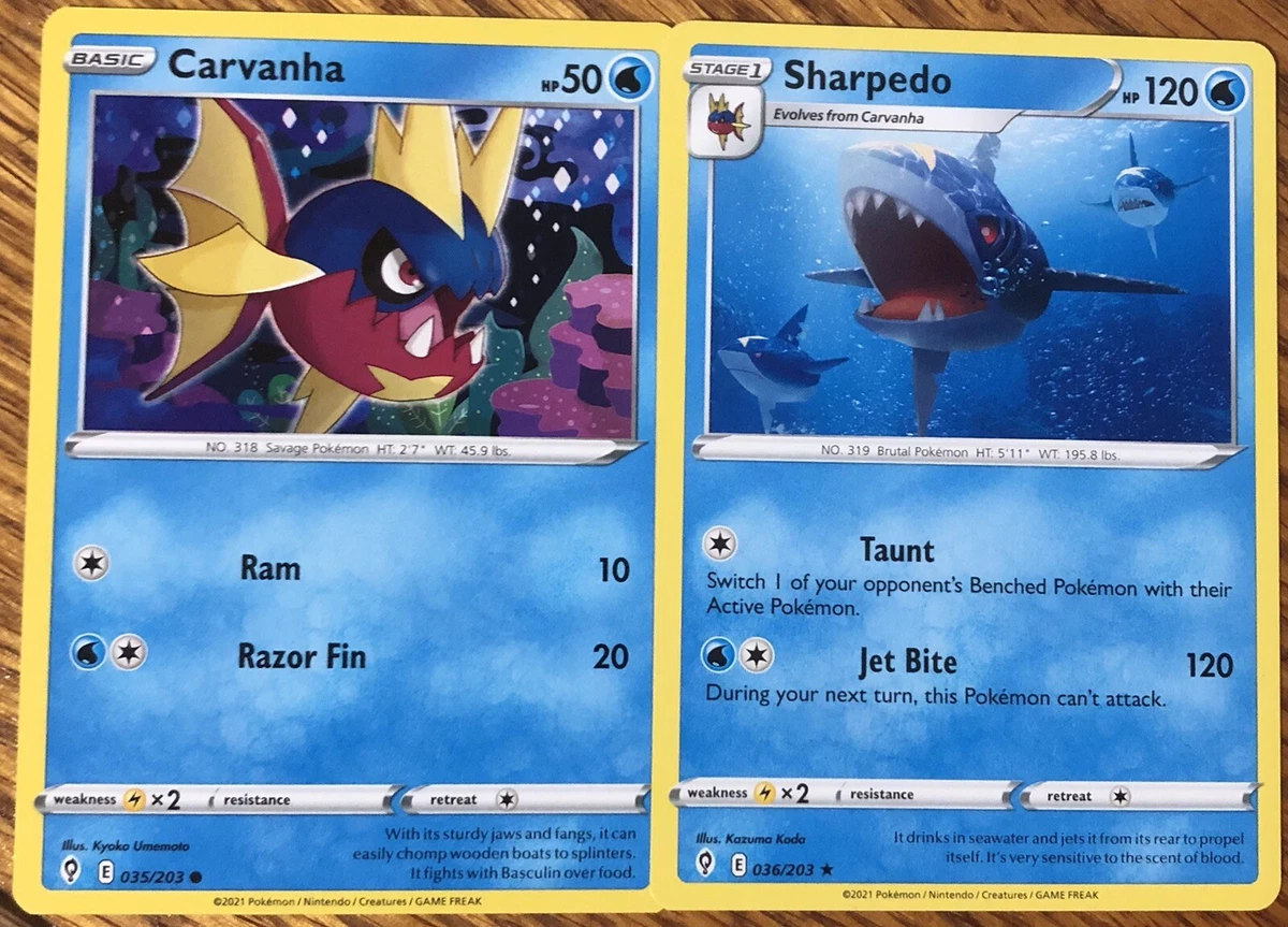 Pokemon Carvanha Evolution