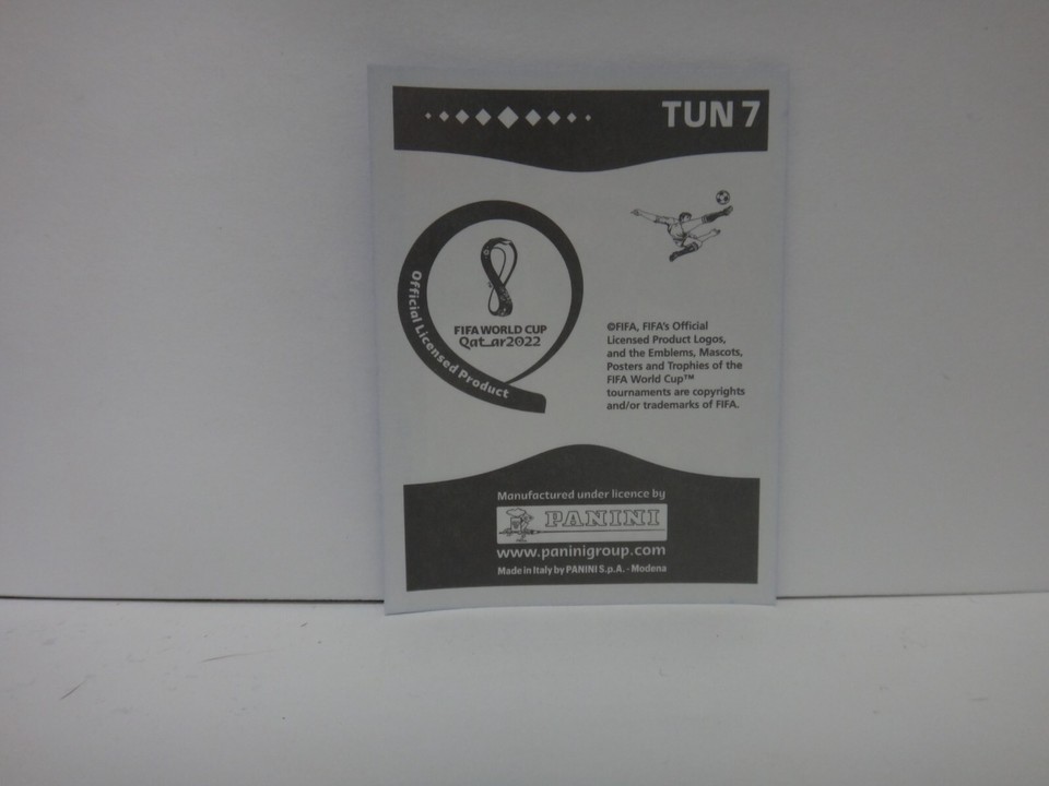 Bilel Ifa 2022 Panini World Cup Qatar Sticker Blue Border TUN 7 Tunisia ...