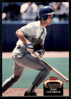 1992 Stadium Club Dave Cochrane #69 Seattle Mariners | eBay