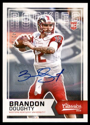 2016 Classics Significant Signatures #218 Brandon Doughty Autograph ...