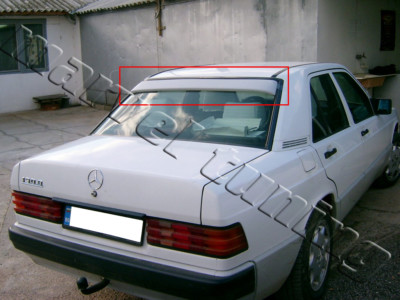 Mercedes-Benz W201 190 Sedan 4 Doors , rear window spoiler sun guard | eBay
