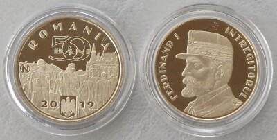 Romania/Romania 50 Bani commemorative coin 2019 Ferdinand I.p448 proof ...