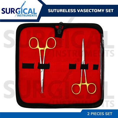 2 Sutureless Vasectomy Surgery Set Surgical Instruments Stainless ...