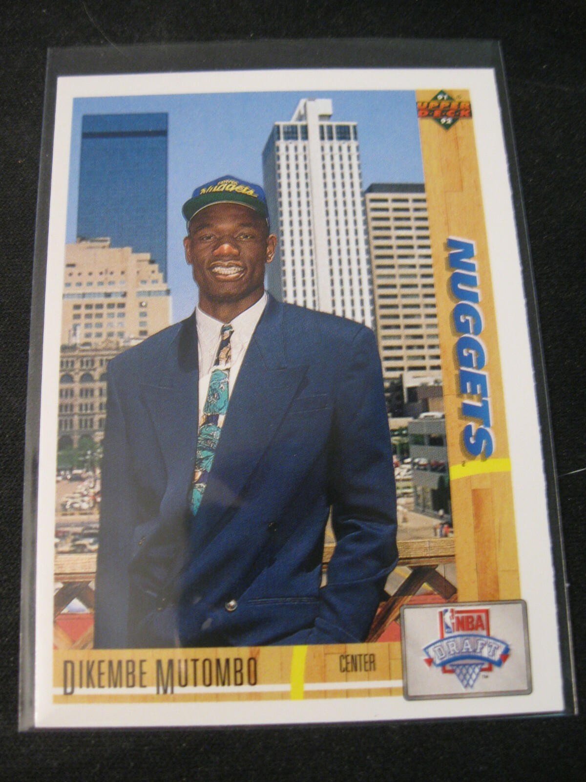 DIKEMBE MUTOMBO 1991-92 Upper Deck #3 Denver Nuggets Rookie RC MINT! R ...