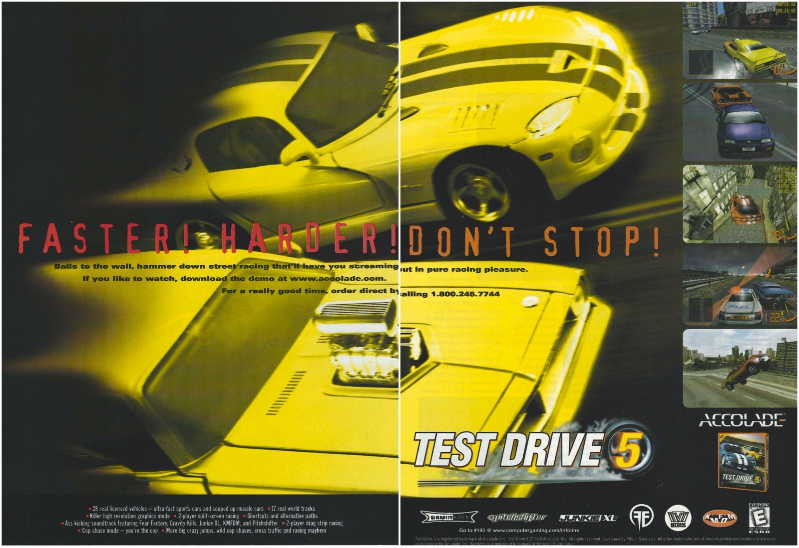 Test Drive 5 Print Ad/Poster Art PC Big Box | eBay