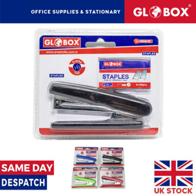 Stapler Set and Staples Set - 5 x 100pcs Staples - Home Office Desk ...