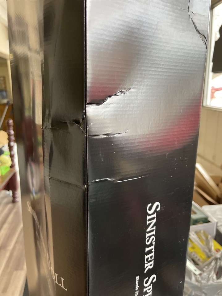 Sinister Spirit Doll 35" Doll Scary Horror Creepy Halloween Rough Box ...