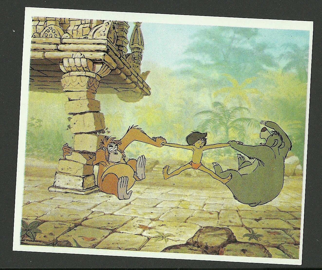 The Jungle Book Walt Disney Scarce Card 1967 Belgium #45 Balloo King ...