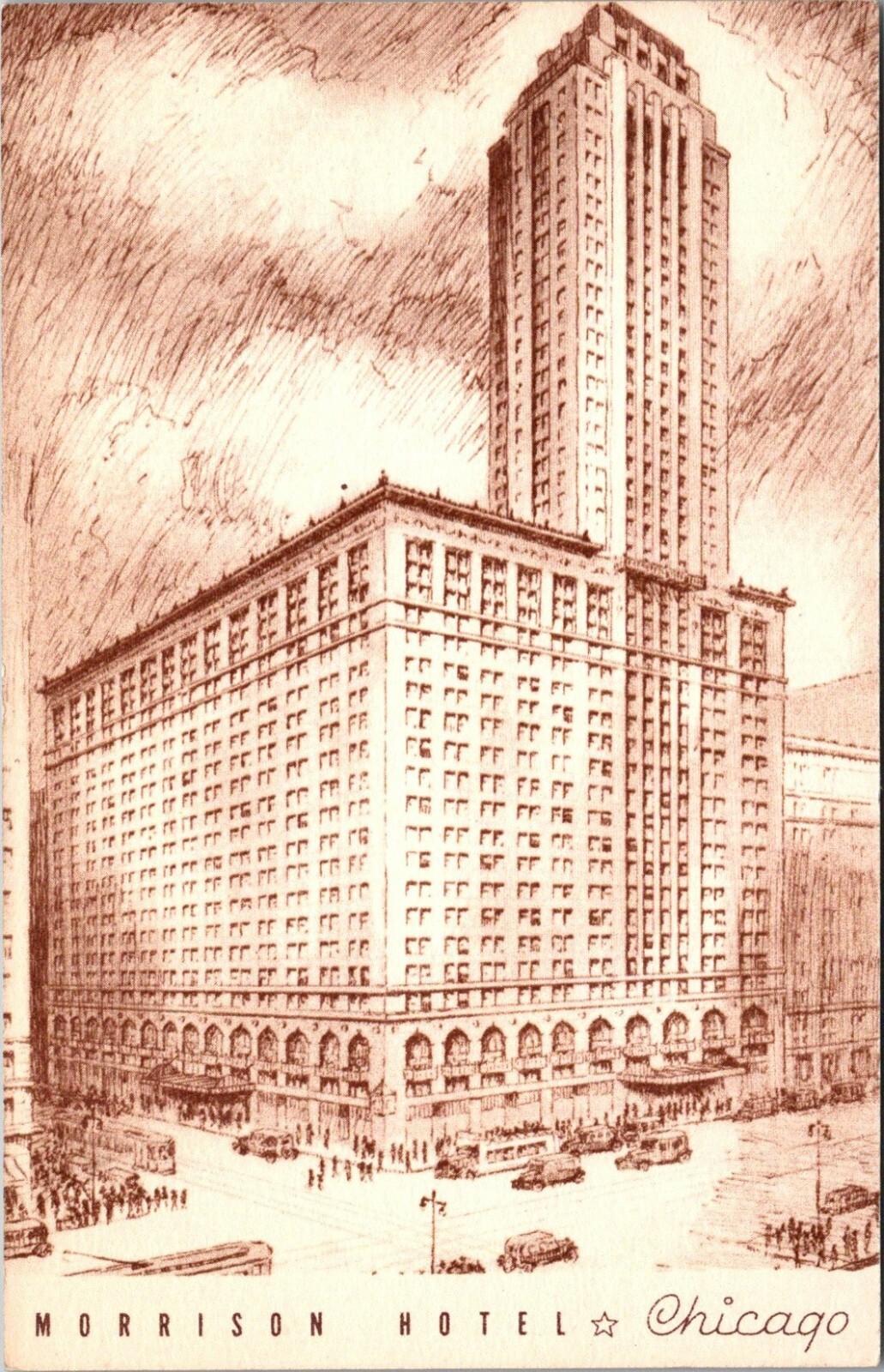 Morrison Hotel Chicago Illinois Postcard | eBay