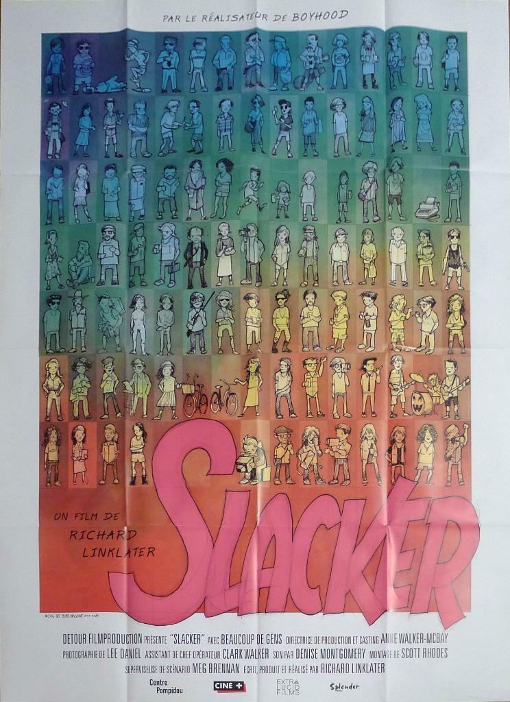 SLACKER - RICHARD LINKLATER / ANARCHIST / TEXAS - REISSUE LARGE MOVIE ...