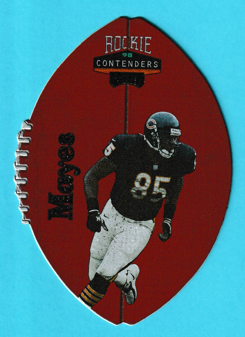 1998 Playoff Leather Registered Exchange RC Alonzo Mayes Bears #15 14/ ...