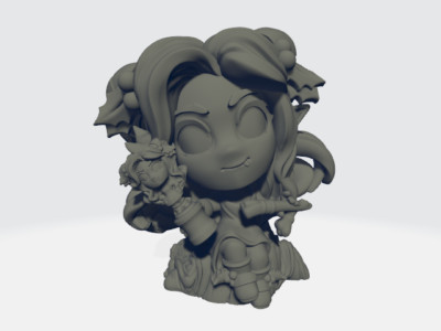 Capsule Chibi - Holly Monster | eBay