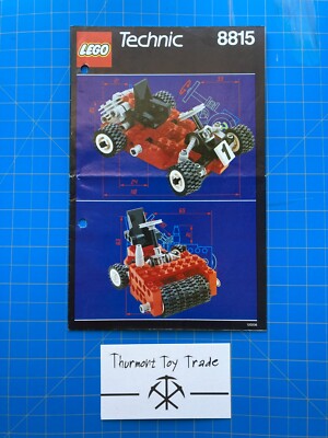 LEGO 8815 Speedway Bandit Instruction Manual Booklet | eBay