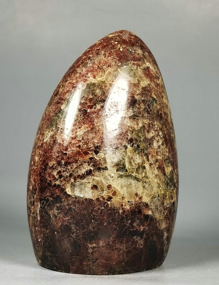 Madagascan Almandine Wine red Garnet Polished Freeform Standup Reiki ...