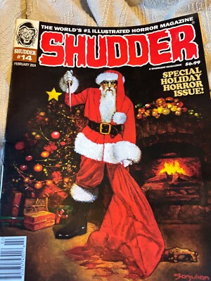 SHUDDER MAGAZINE #14 FEB 2024 - Christmas Horror Comics - Very Good | eBay
