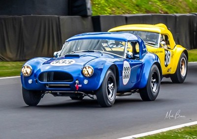 Classic car racing #333 John Caudwell, 1964 AC Cobra. Brands Hatch May ...