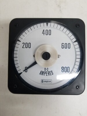 Crompton Technology 007-05AA-EYSN 0-800 DC Amperes Meter | eBay