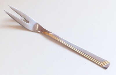 Edelstahl Solingen Germany pickle fork 18ct gold accents 6¼in 15.8cm ...