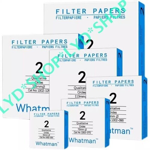 100pieces/box New Whatman No. 2 qualitative paper 8UM 1002-150 #A6-40 ...