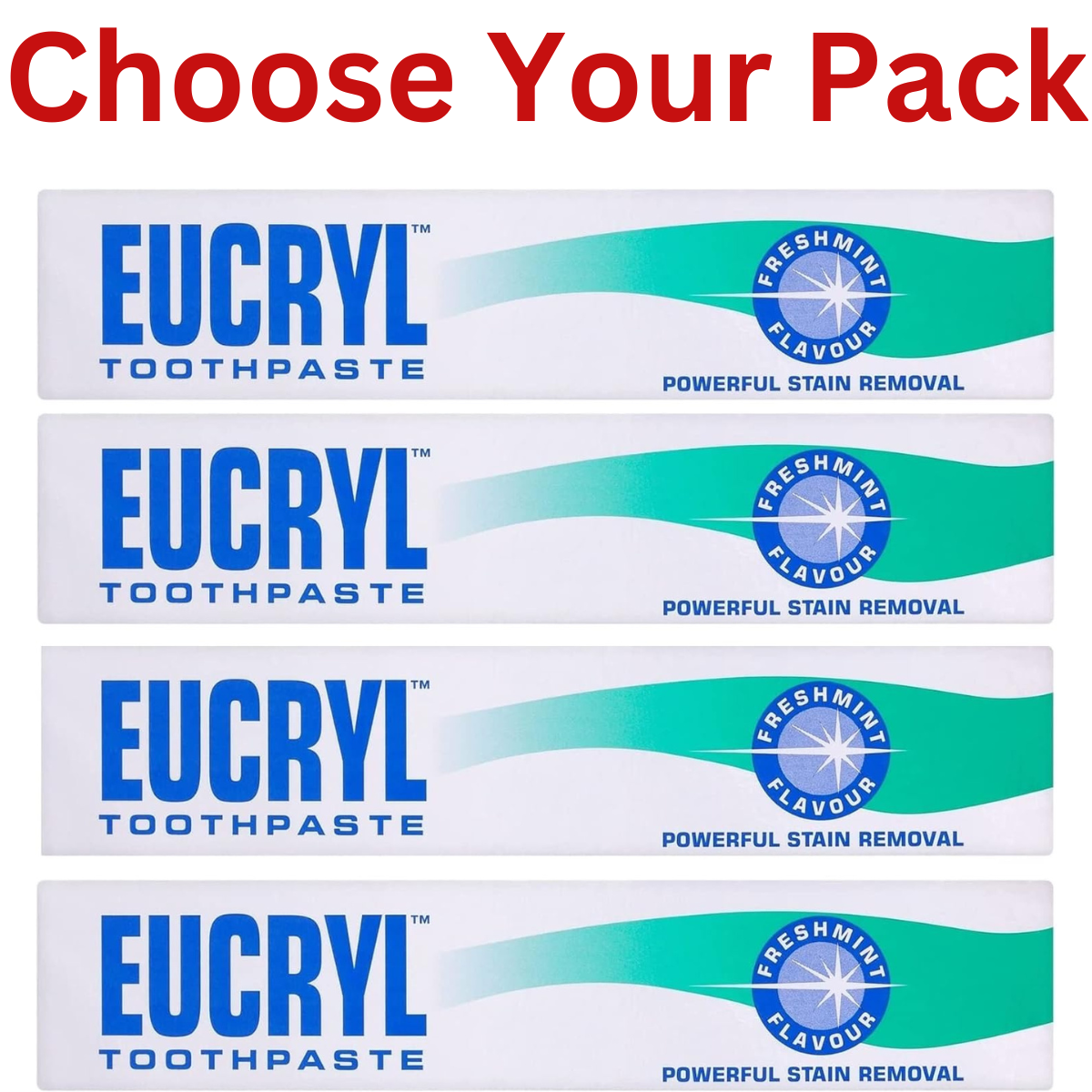 Eucryl Smokers Toothpaste & powder Freshmint Powerful Stain Removal ...