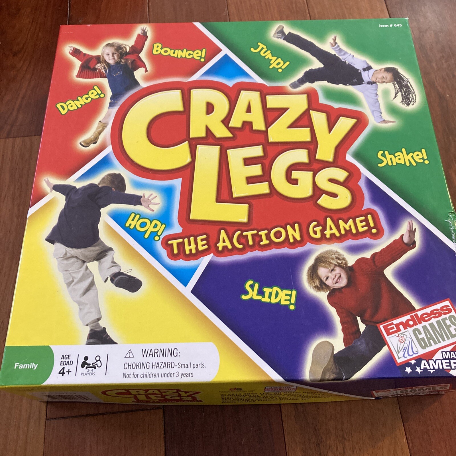 Crazy Leg Board Game 2013 Endless Games Ages 4- Up 2-4 Players Complete ...