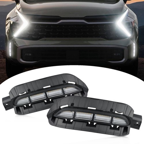 For KIA Sportage x-pro 2023 2024 Daytime Running Light DRL Fog Lamp ...