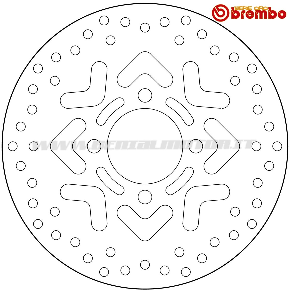 Brake Disc Fixed Brembo Serie Oro Front for Honda Msx Grom 125 2013 ...