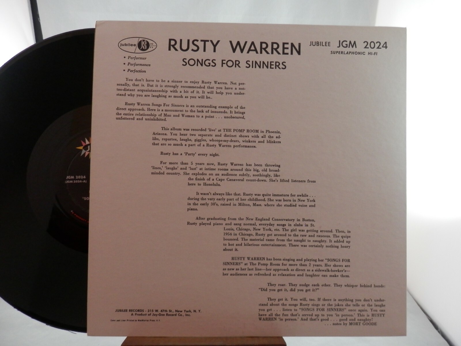 RUSTY WARREN 2LPS "SONGS FOR SINNERS" "BOUNCES BACK". NEAR MINT!! | eBay