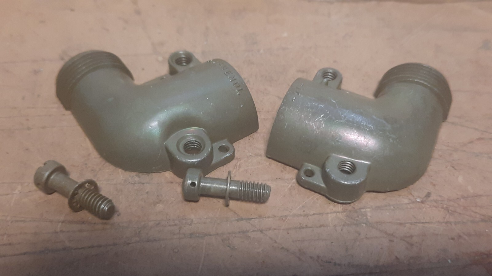 AMPHENOL #97-3108B-14S RIGHT ANGLE BACKSHELL PLUG (6 SOCKETS) D175 | eBay