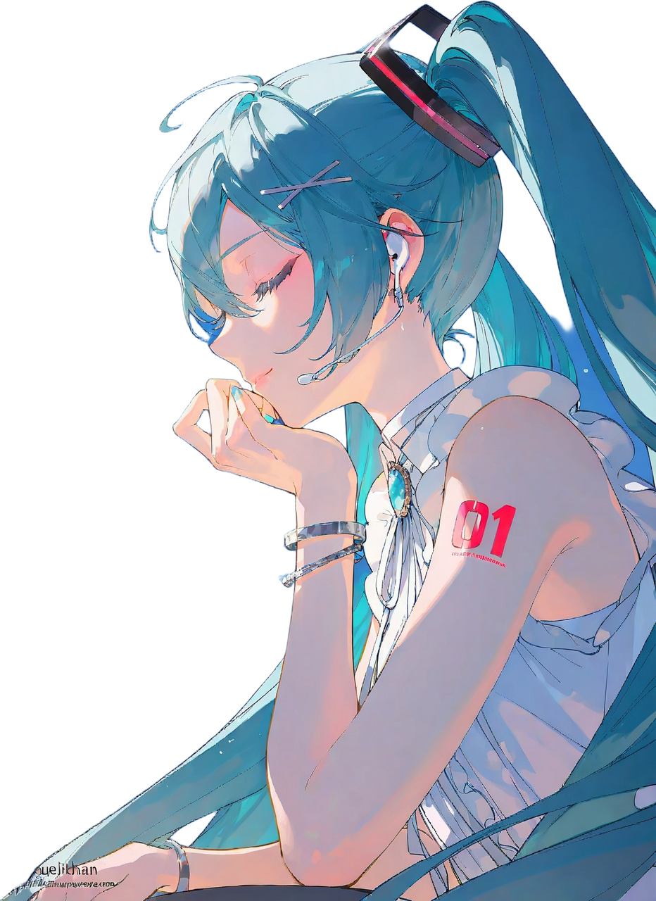 Hatsune Miku Profile Vinyl Car Decal Sticker 7" Weatherproof | eBay UK