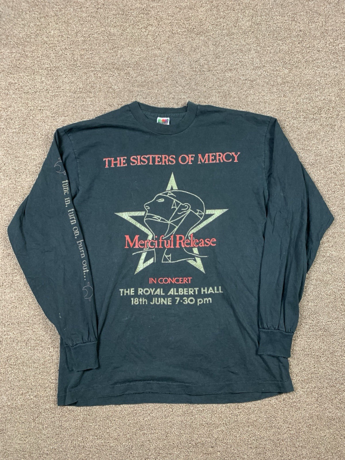 Vintage Sisters Of Mercy Band Tee Mens XL Long Sleeve… - Gem