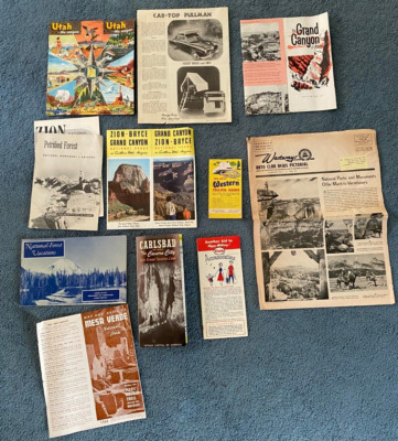 1950s Vintage Americana Road Trip Travel Brochures and Vacation Maps | eBay