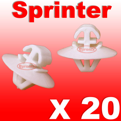 MERCEDES SPRINTER EXTERIOR SIDE MOULDING DOOR PLASTIC TRIM PANEL CLIPS ...