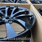 22" TWIN 5 SPOKE BLACK FORGED WHEELS RIMS FITS 2022+ RANGE ROVER VOGUE ...