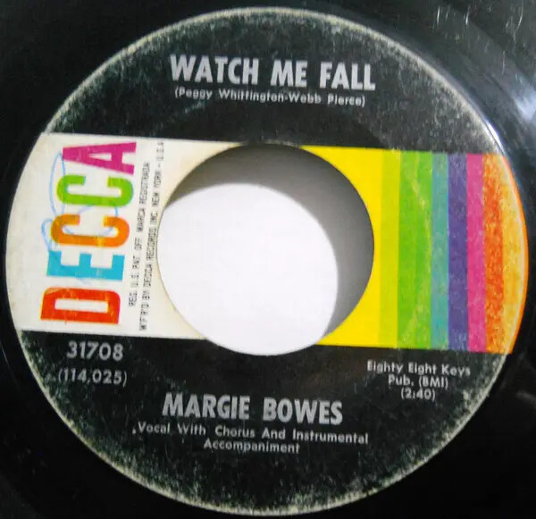 Margie Bowes Big City / Watch Me Fall Vinyl Single 7inch Decca | eBay.de