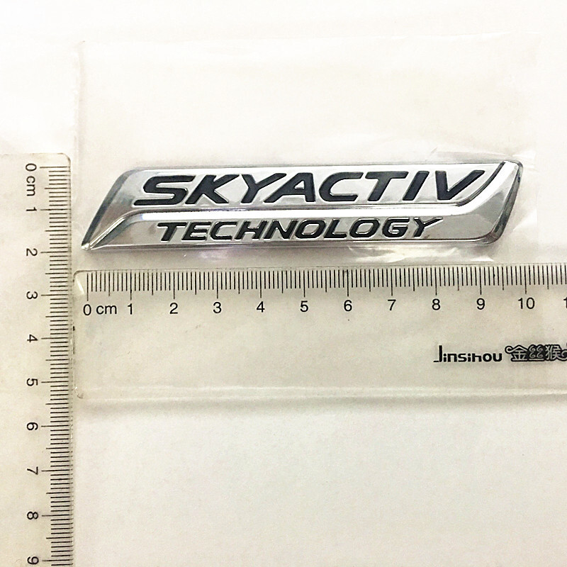 Car Rear Trunk Liftgate Badge Skyactiv Technology Logo Emblem Decor For ...