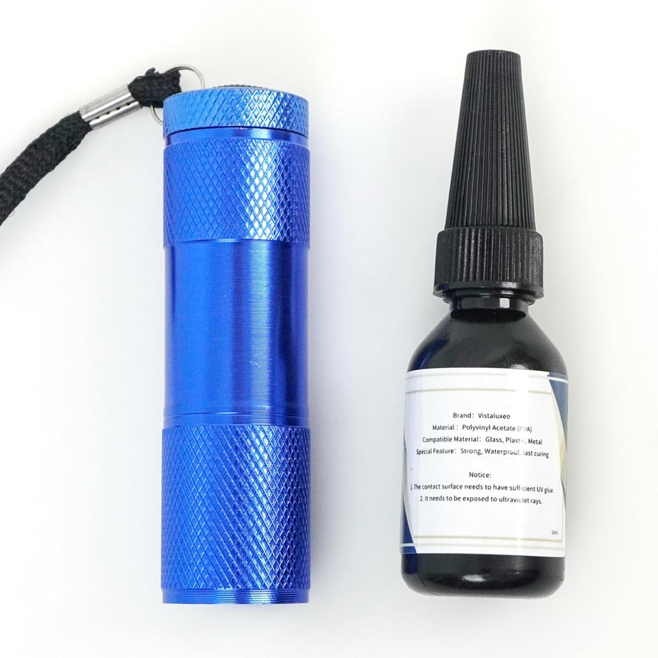 UV Glue Kit with Light UV Bonding & Welding Glue Kit Fast Drying ...