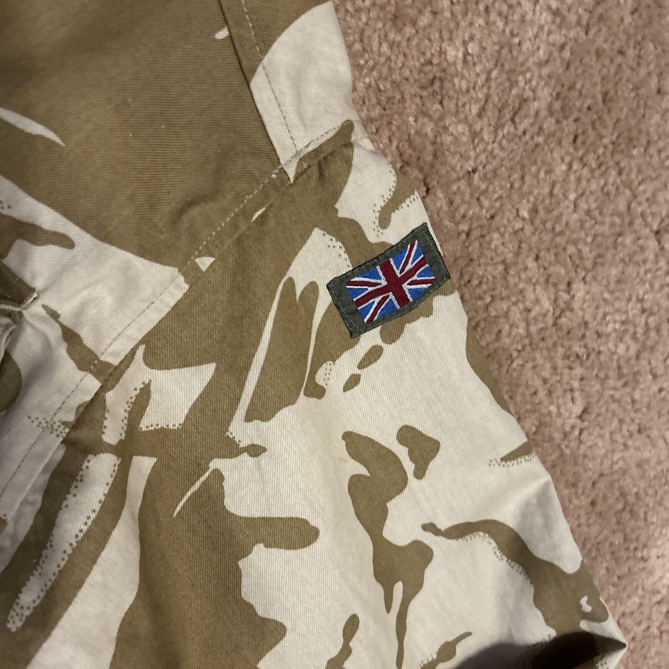 Genuine British Army Desert DPM Camouflaged Tropical Combat Jacket ...