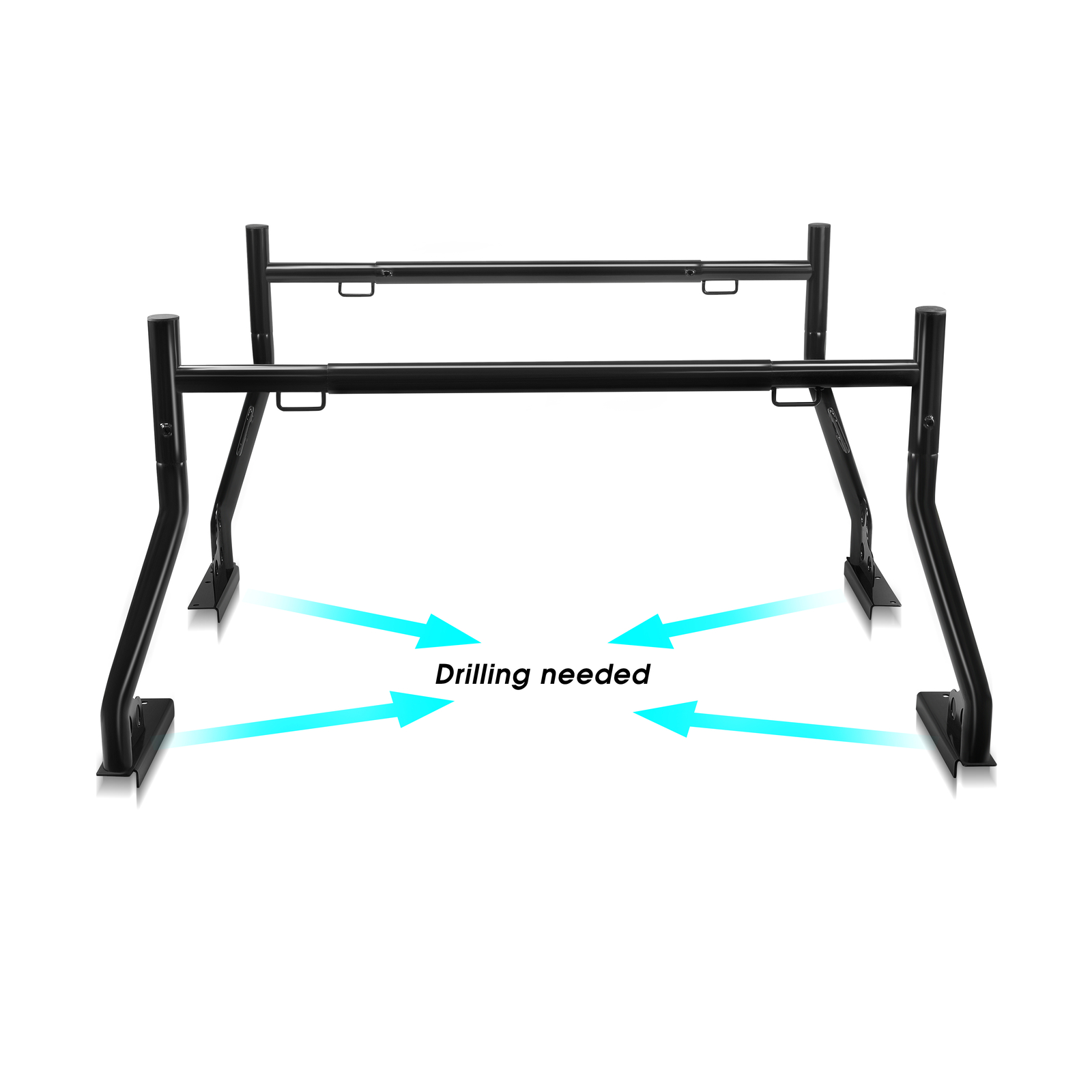 800 LBS Universal Ladder Rack For Truck Utility Contractor Kayak Lumber ...