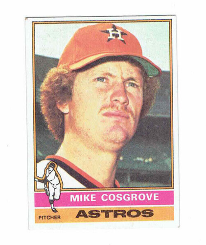 Mike Cosgrove Houston Astros P #122 Topps 1976 #Baseball Card | eBay