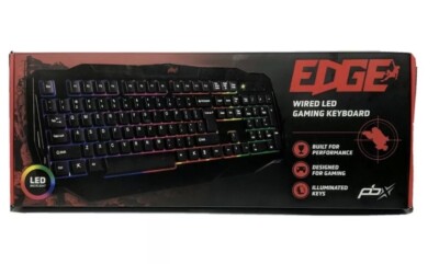 PBX-EDGE Wired LED Gaming Keyboard *Read* | eBay