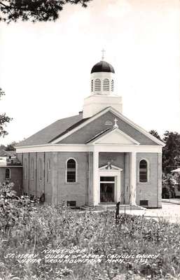 Kingsford Michigan St Mary Queen of Peace Church Real Photo Postcard ...