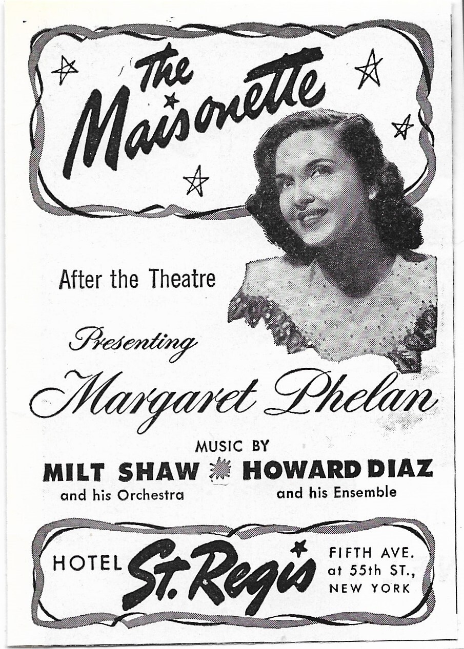 Vintage 1950's St. Regis Hotel NY - The Maisonette - Margaret Phelan ...