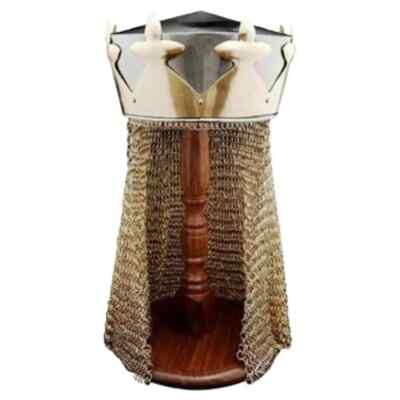 Monty Python King Arthur Helmet, Armor Helmet with Av Entail, Chain ...