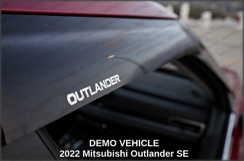 WINDOW VISORS for 2022 → 2025 Mitsubishi Outlander / DEFLECTOR VENT ...