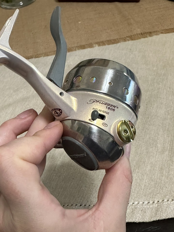 Pflueger 1806 PFL1806USPIN Ultra Light Underspin Spinning Fishing Reel ...